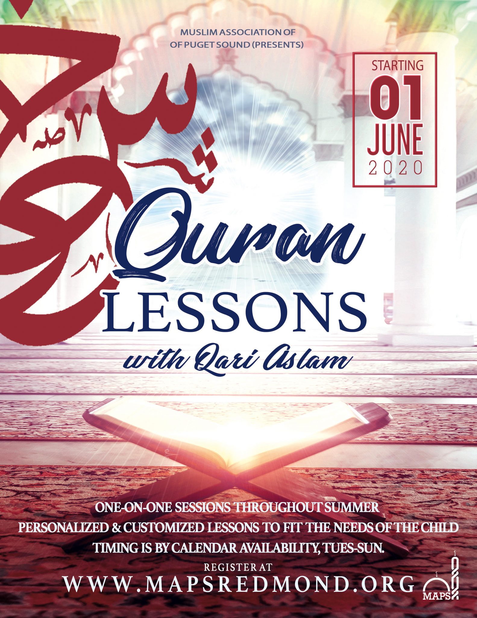 1-on-1 Quran Tutoring with Sh. Aslam - MAPS